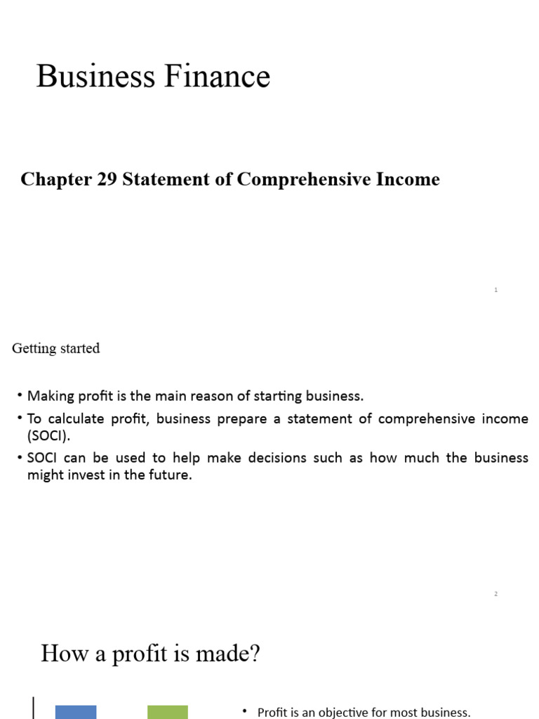 Understanding the Statement of Comprehensive Income | PDF | Revenue | Taxes