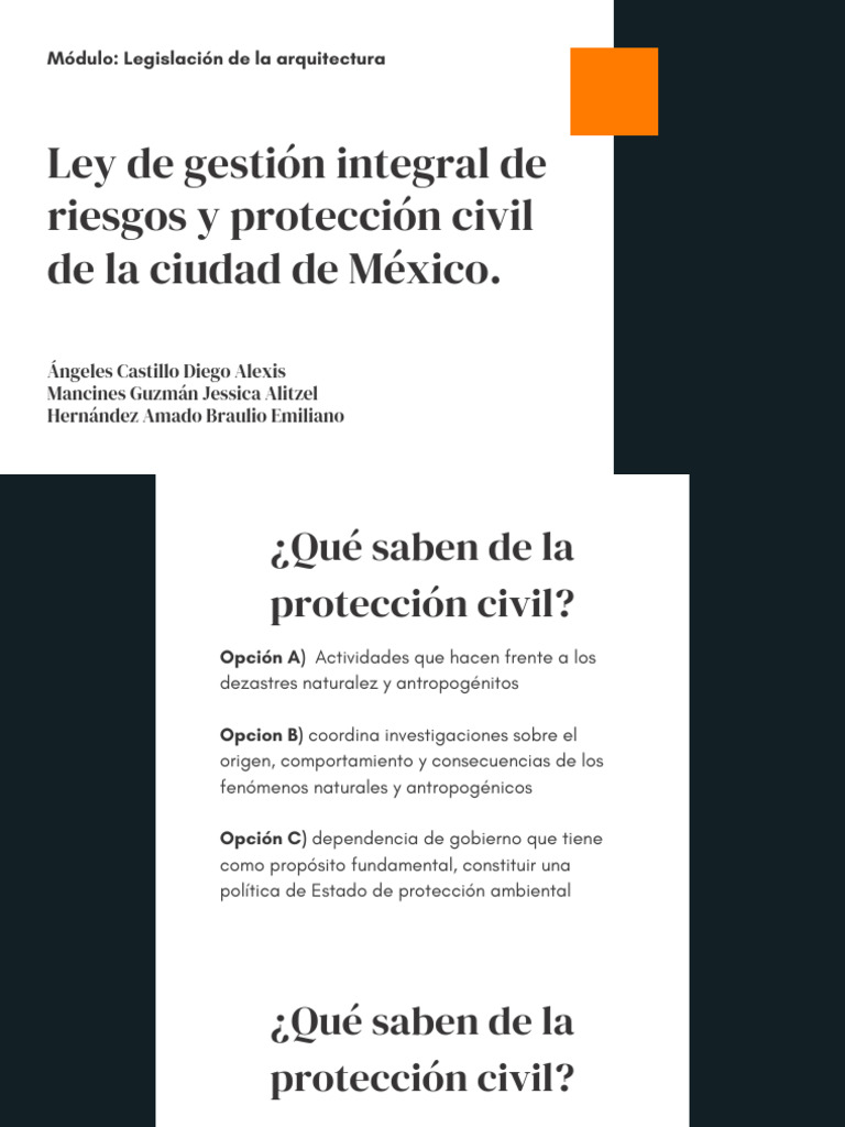 Equipo 12 - Ley de Protección Civil | PDF