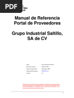 Manual de Usuario - Portal de Proveedores ICA | PDF | Archivo de computadora | Software