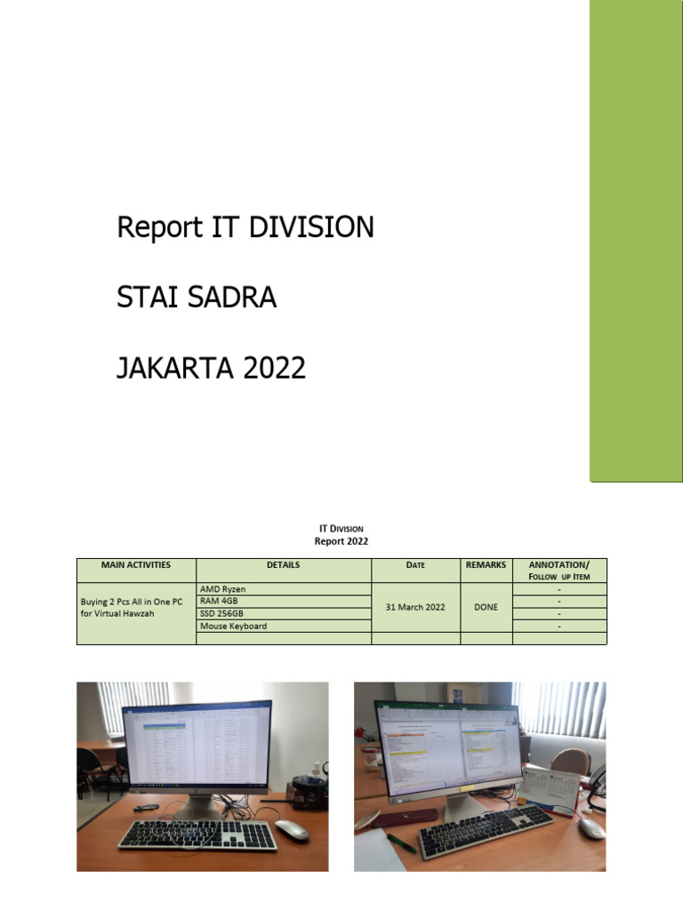Report It | PDF | Personal Computers | Laptop