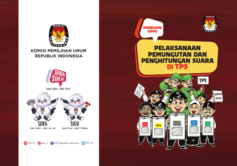 Cover Buku Panduan KPPS Pemilu 2024 | PDF