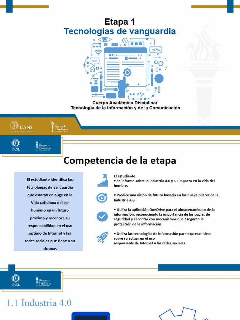 Presentación-TIC-Etapa 1 | PDF | Computación en la nube | Robot