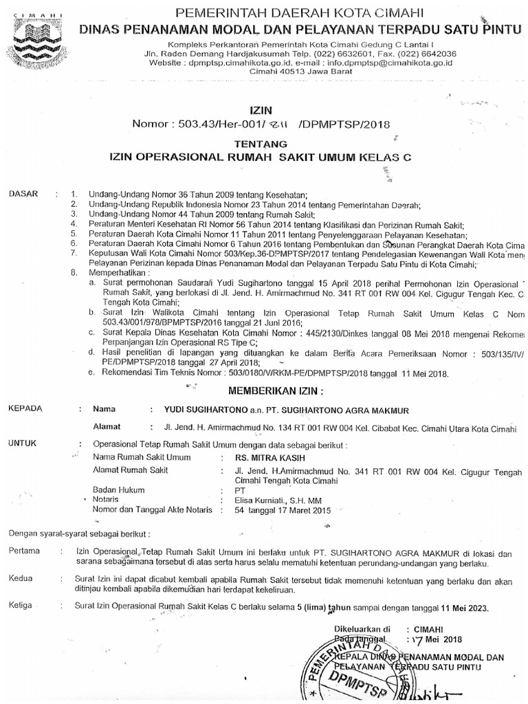 Sio RS Mitra Kasih | PDF Sio RS Mitra Kasih | PDF