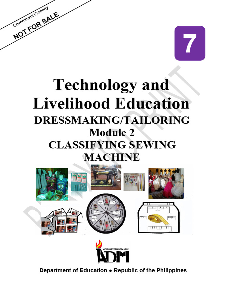 TLE7 Mod2 Classifying-Sewing-Machine v5 | PDF | Sewing Machine | Sewing