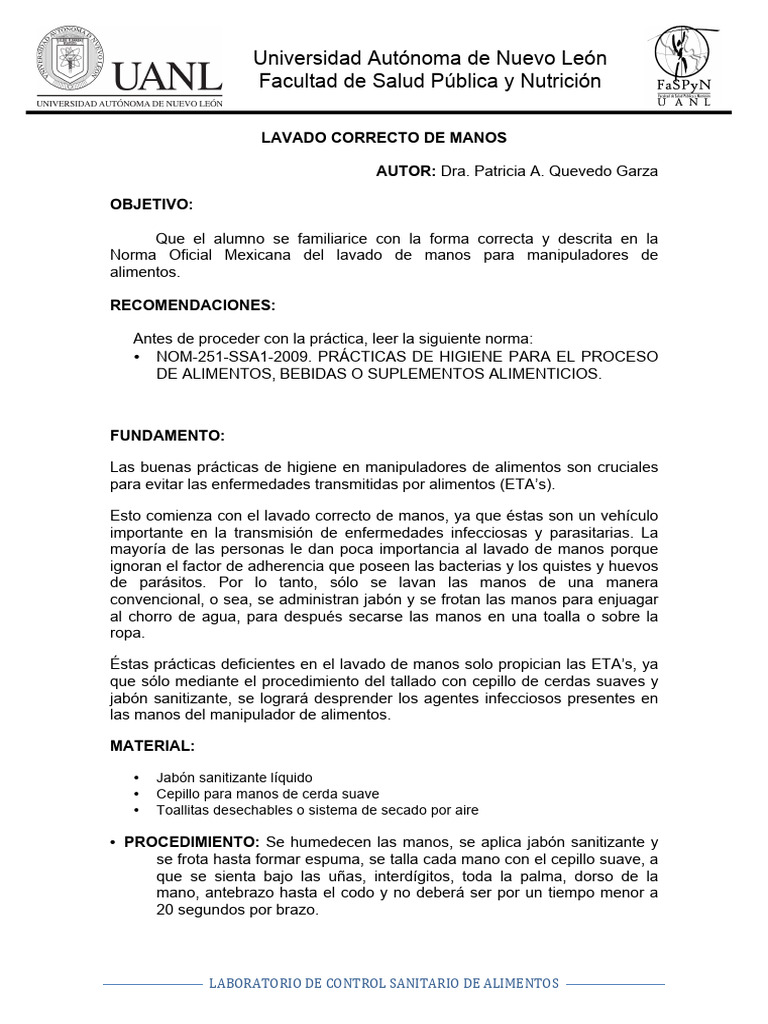 Lavado Correcto de Manos PDF | PDF | Lavado de manos | Salud pública