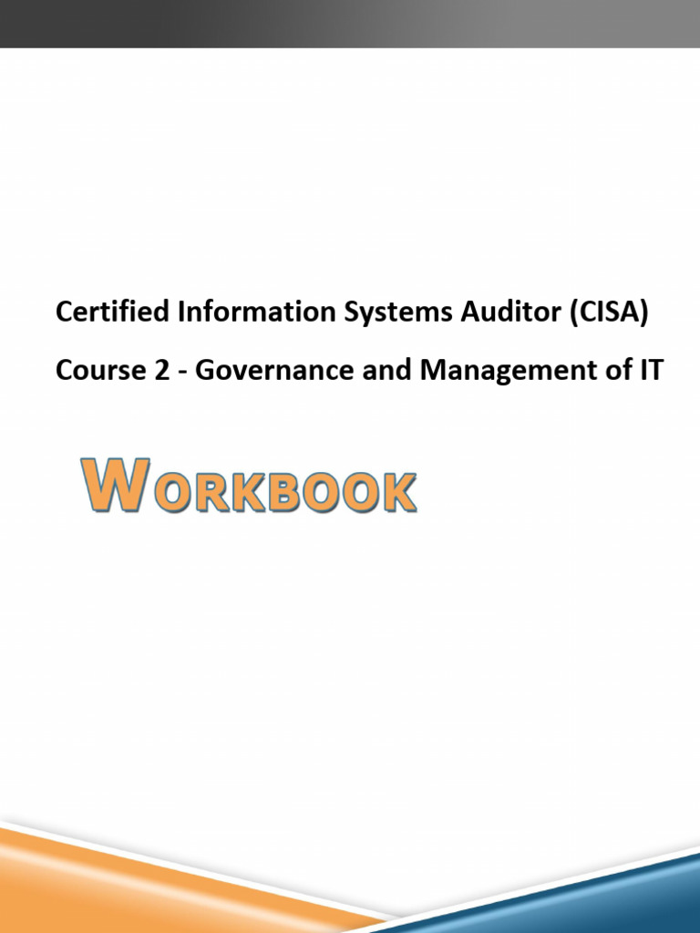 Cisa WB02 | PDF | Governance | Information Security