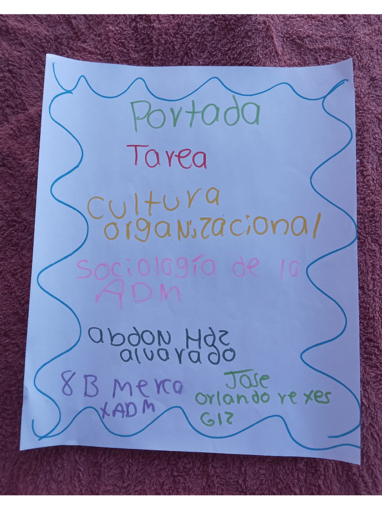 Cultura Organizacional Tarea Soci de La Adm | PDF