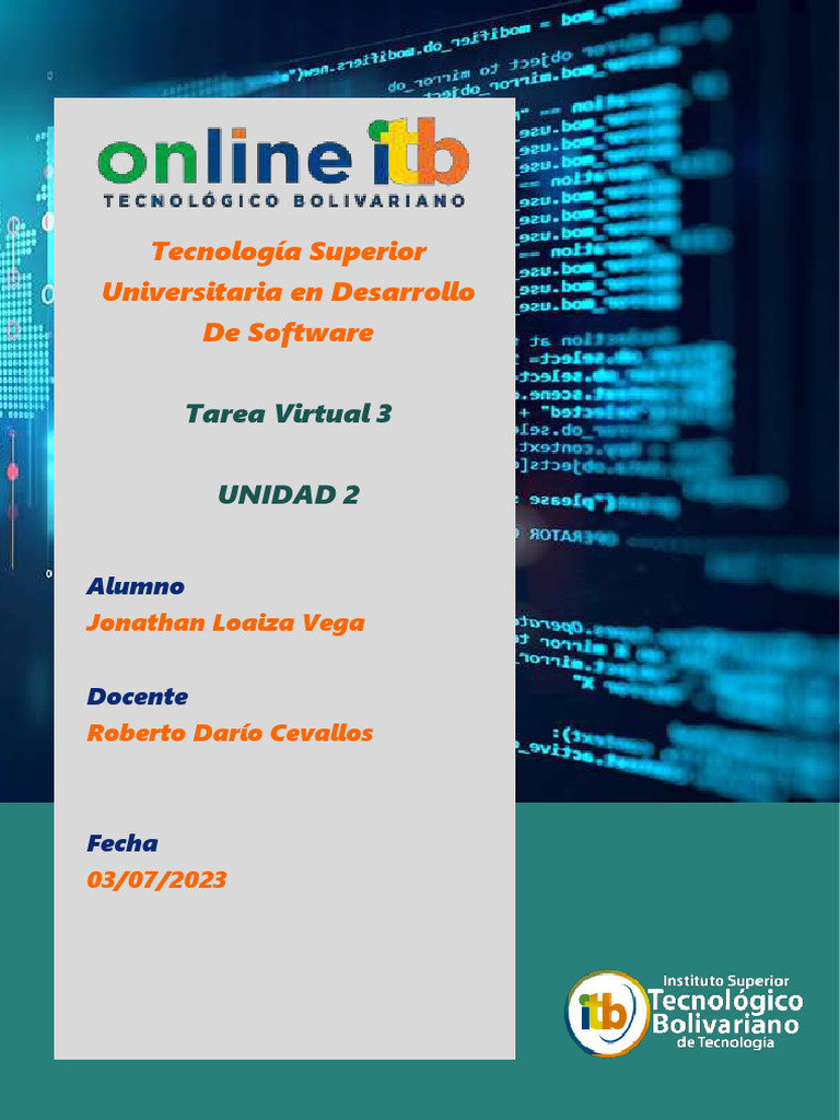 TV3 - Jonathan Loaiza Vega | PDF