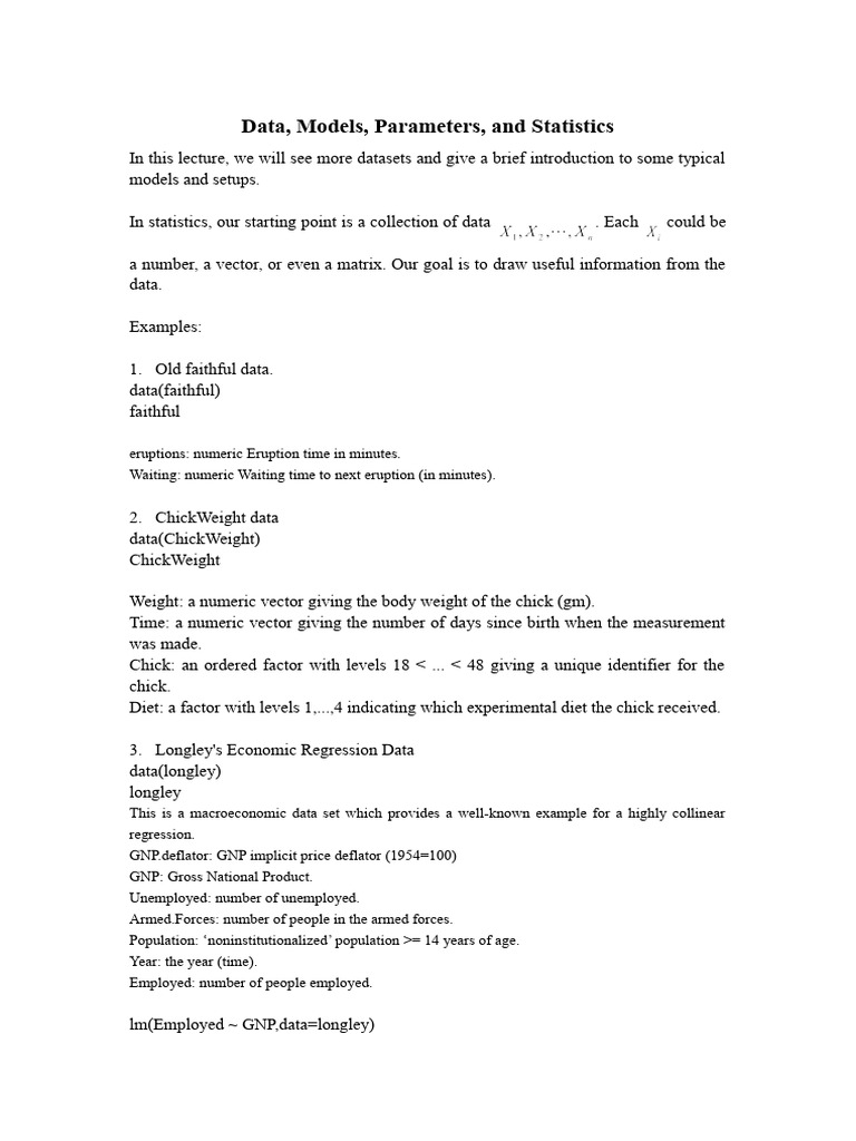 Stat Lecture 2 | Download Free PDF | Regression Analysis | Estimator