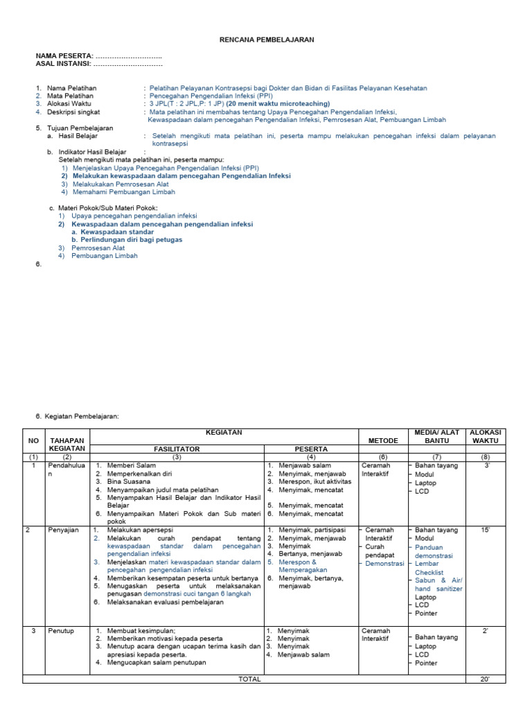 Contoh RP Demonstrasi | PDF