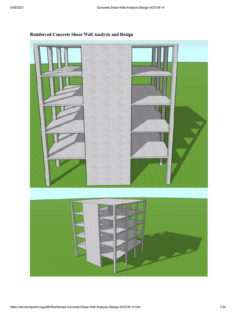 RC Shear Wall Analysis and Design | PDF | Reinforced Concrete | Shear ...
