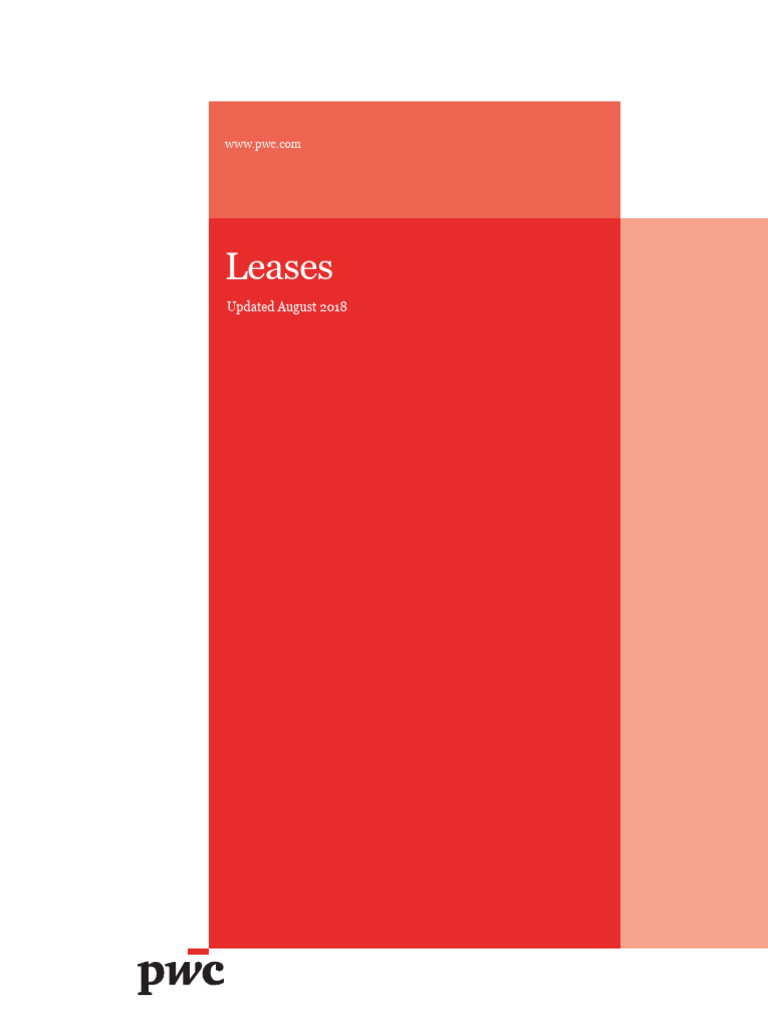 PwC Lease Guide.201808 | PDF