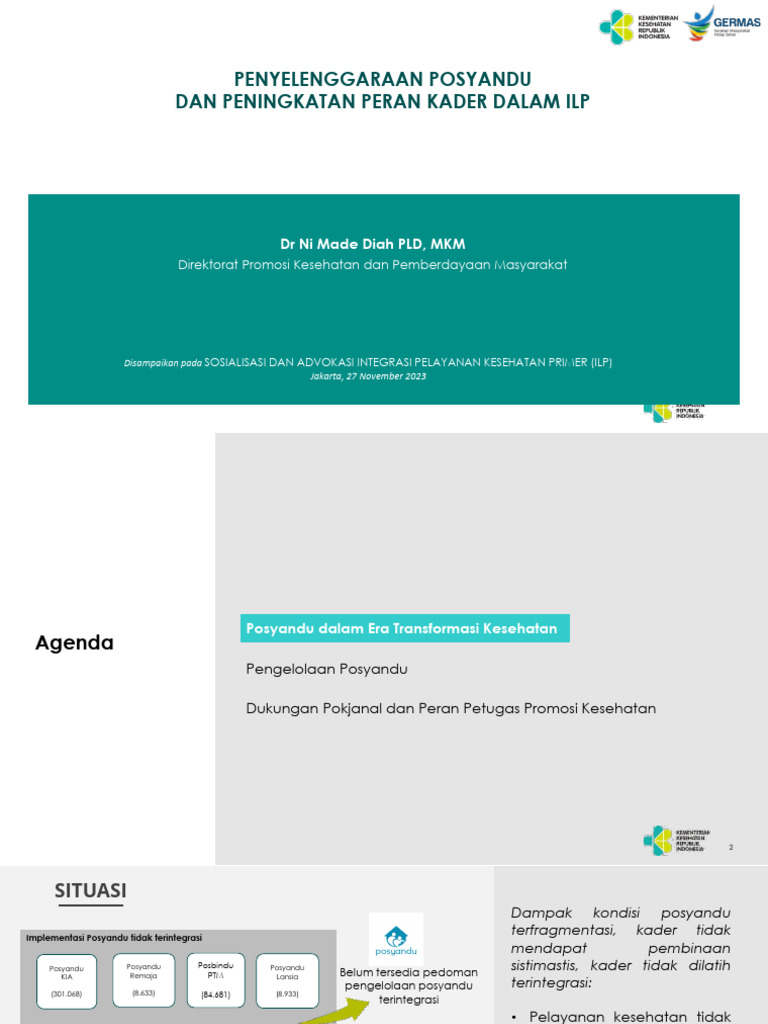 Sosialisasi ILP - Posyandu | PDF