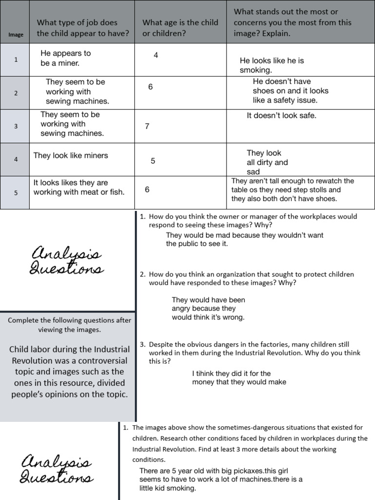 Annotated-Child Labor Photo Analysis | PDF | Child Labour
