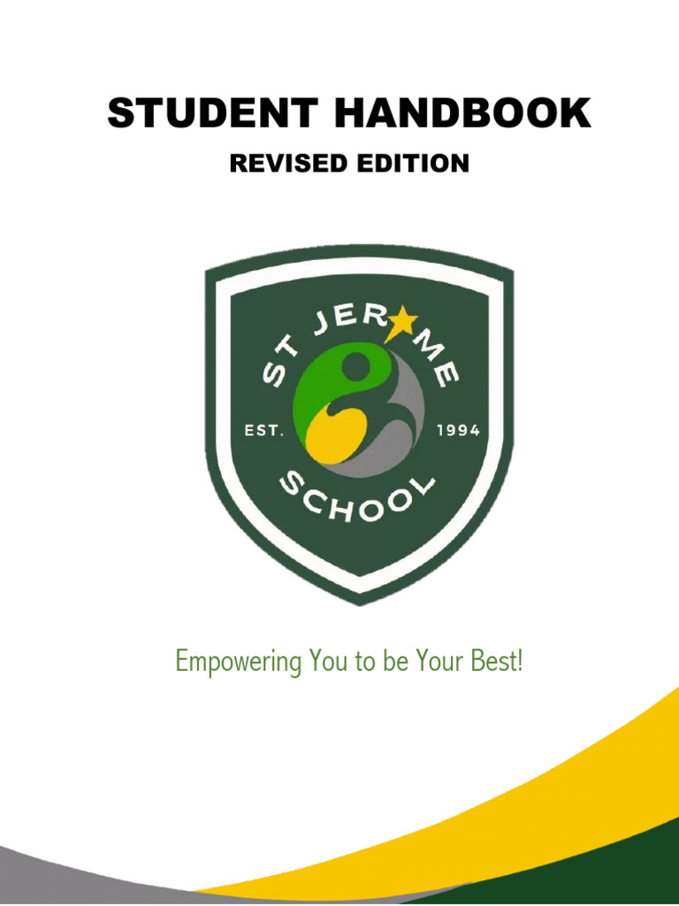 Student Handbook 2023 | PDF | Educational Assessment | Learning