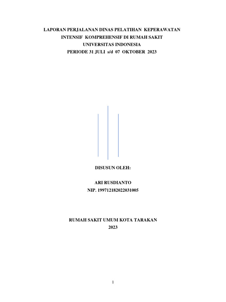 Contoh LAPORAN PERJADIN ARI | PDF