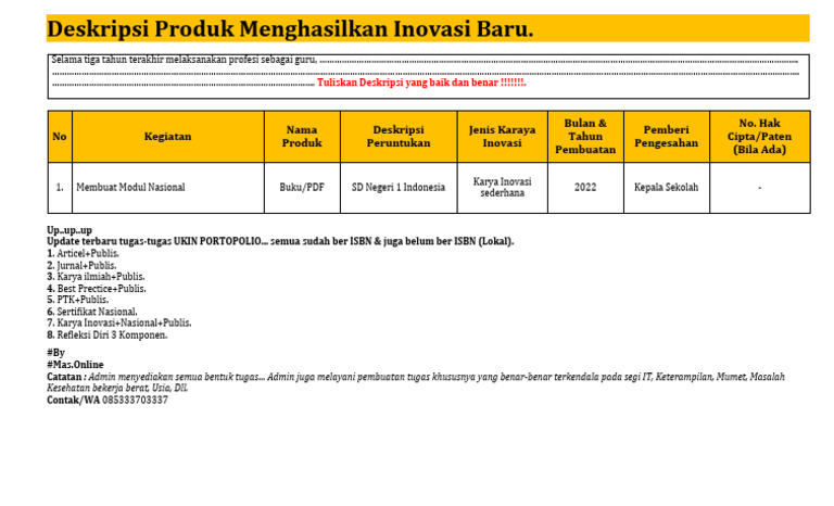 Inovasi Pendidikan: Modul & Publikasi | PDF