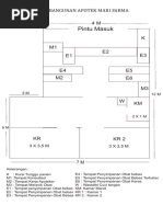 Denah Layout Apotek Sesuai Standar | PDF