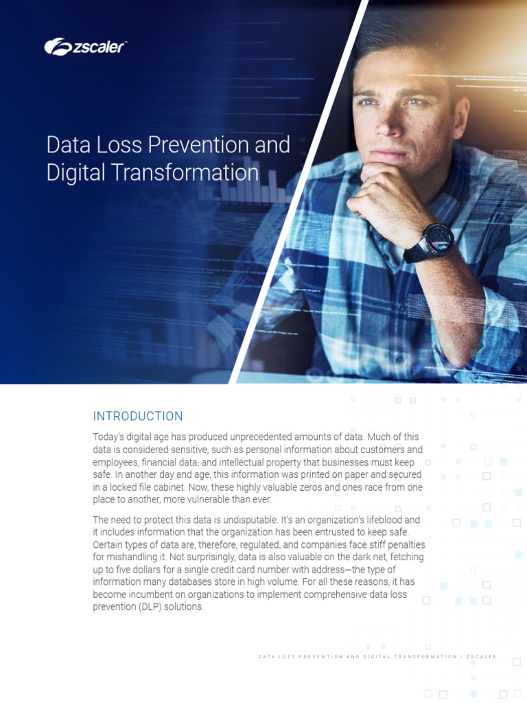 Data Loss Prevention and Digital Transformation | PDF | Cloud Computing | Encryption