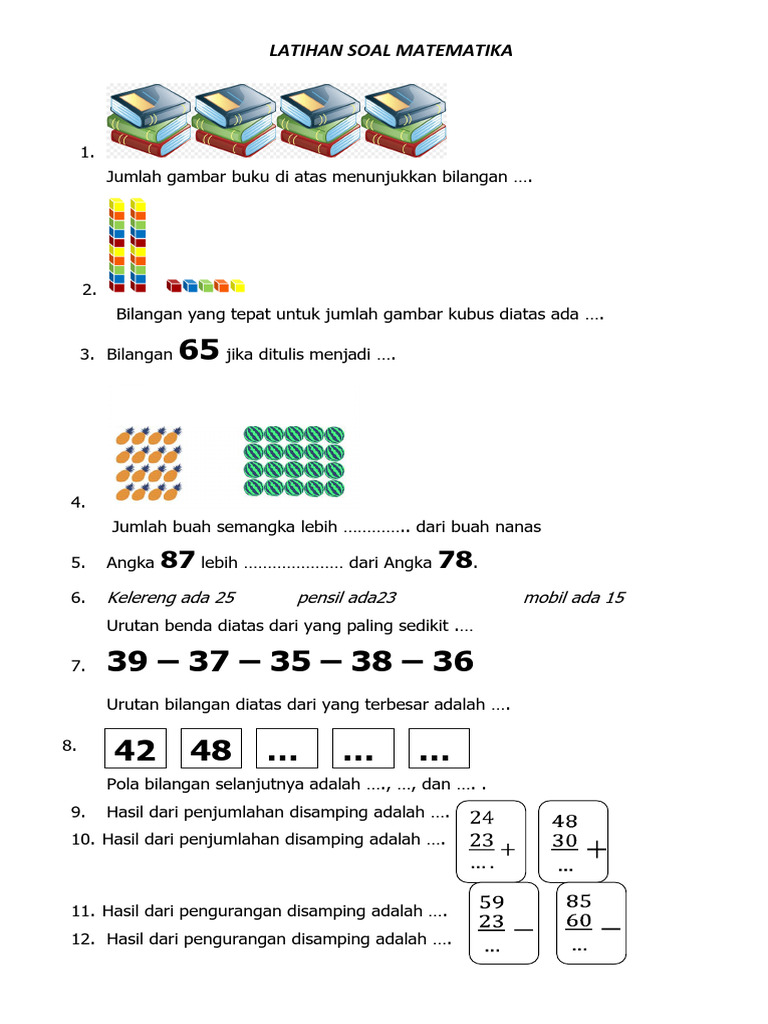 Latihan Soal Math | PDF