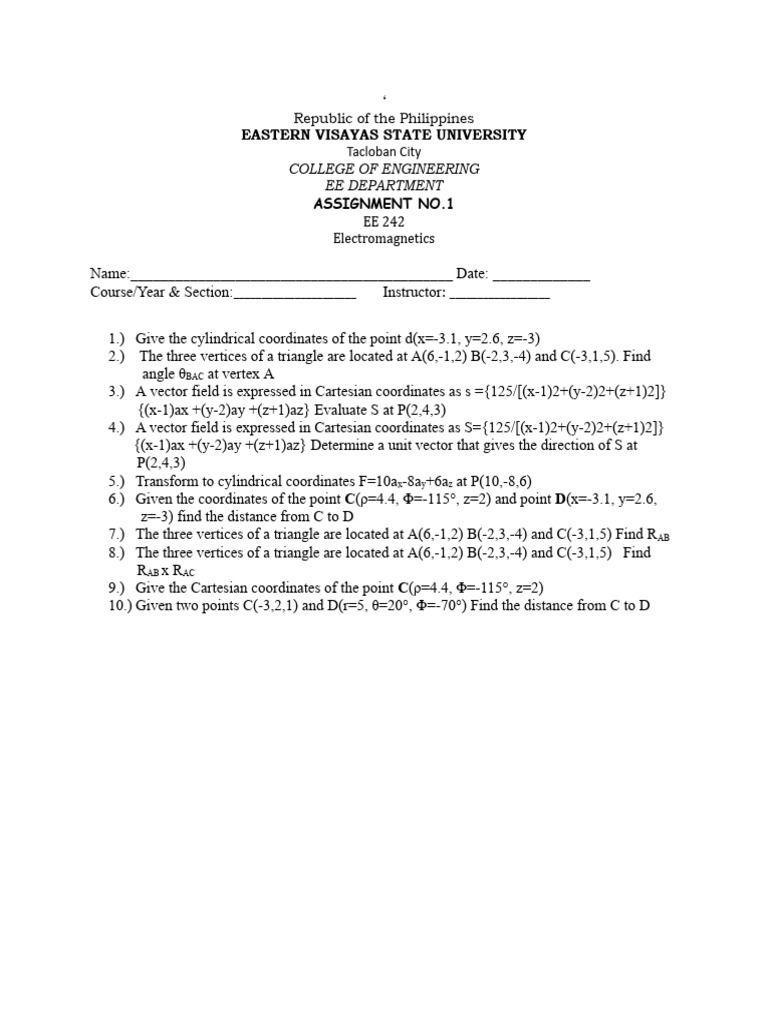 Assignment-No.1 | PDF