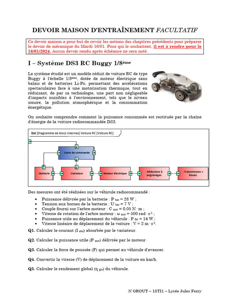 Devoir Maison D Pdf
