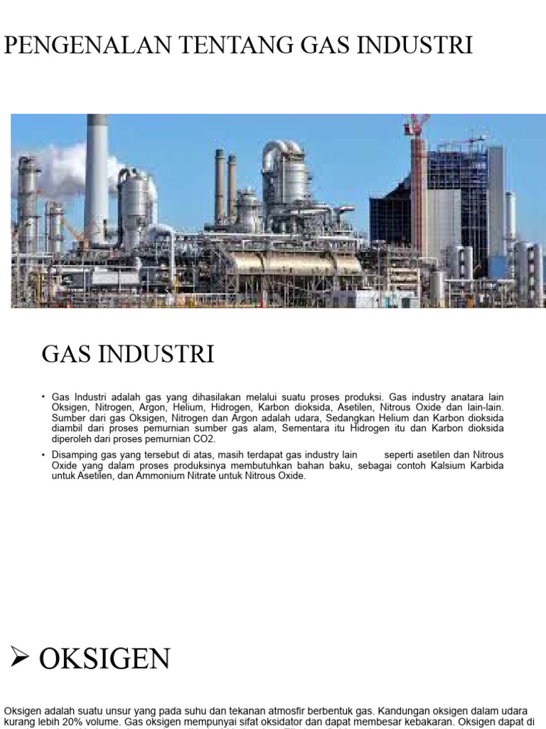 Pengenalan Tentang Gas Industri | PDF