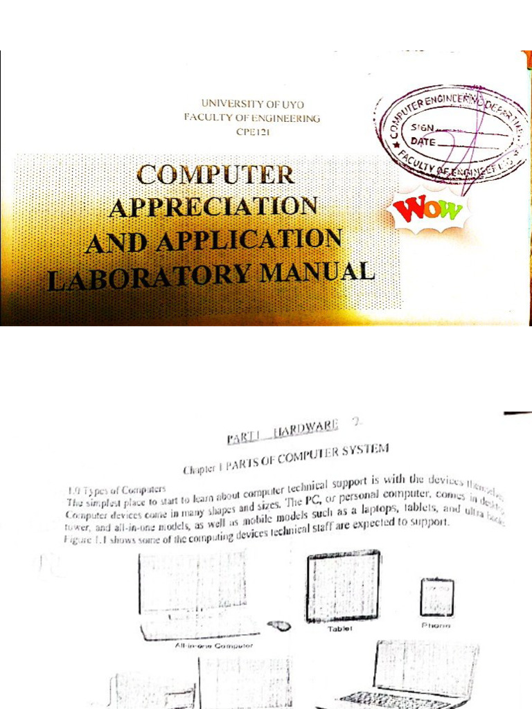 CPE 121 Manual | PDF