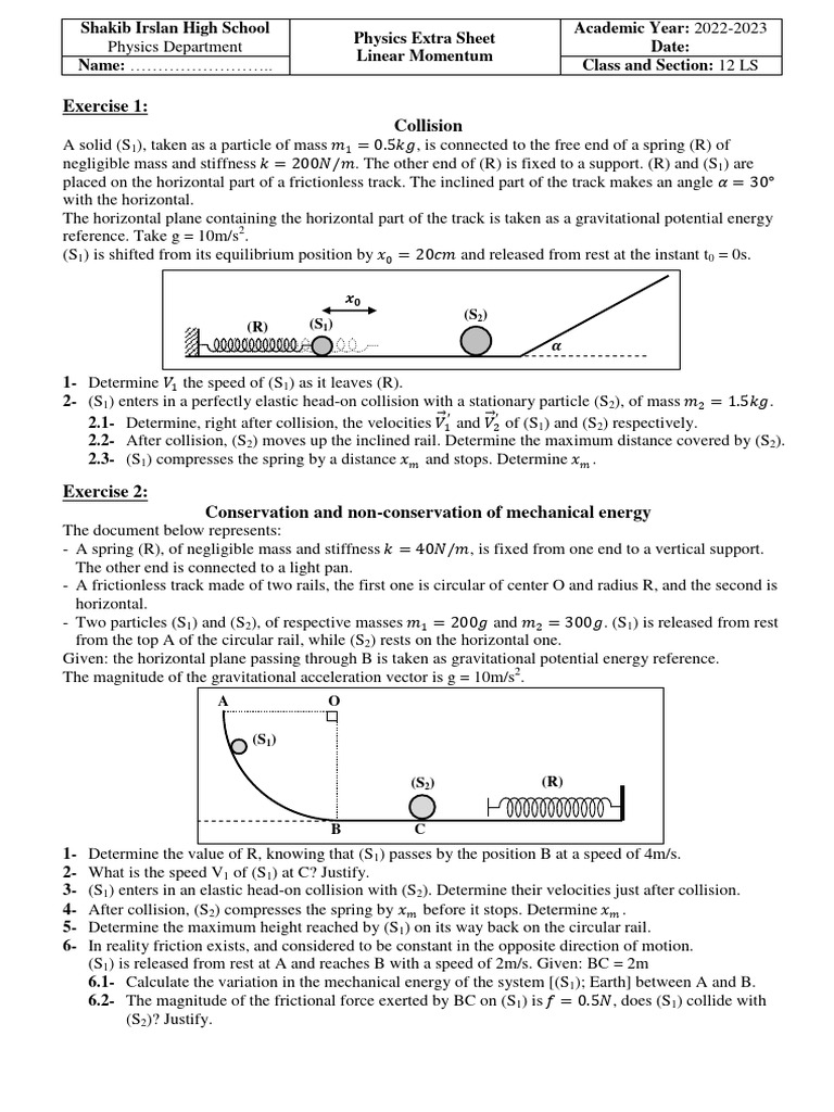 Extra Sheet 5 G12LS 2023 | PDF