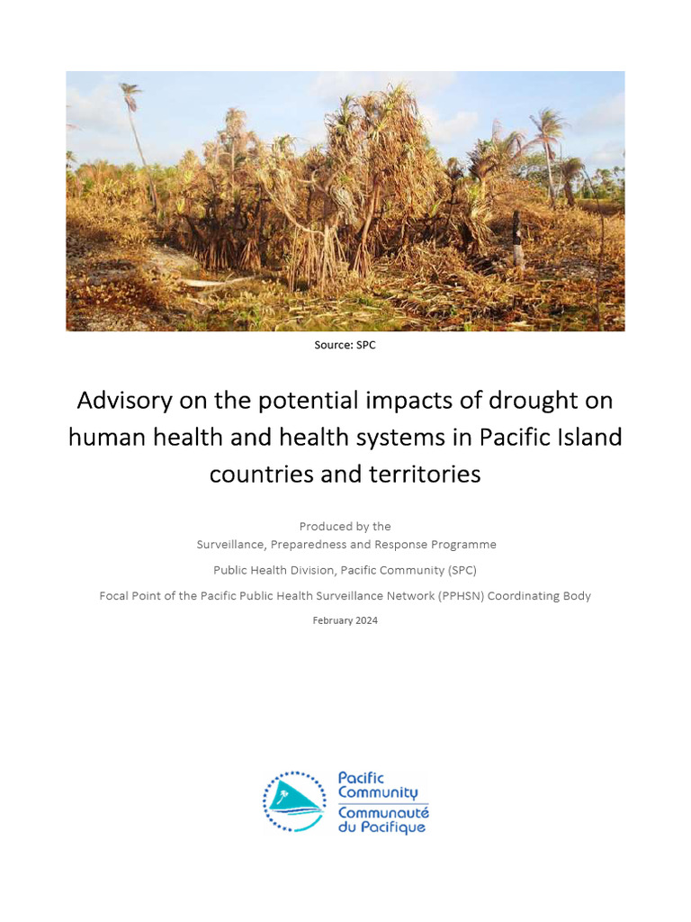 Advisory On The Potential Impacts of Drought On Human Health 02022024 ...