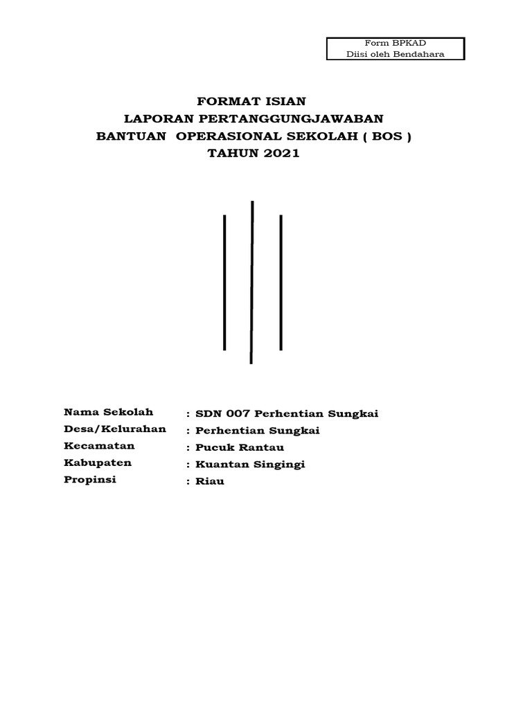 Format Rekon Bpkad 2022 | PDF