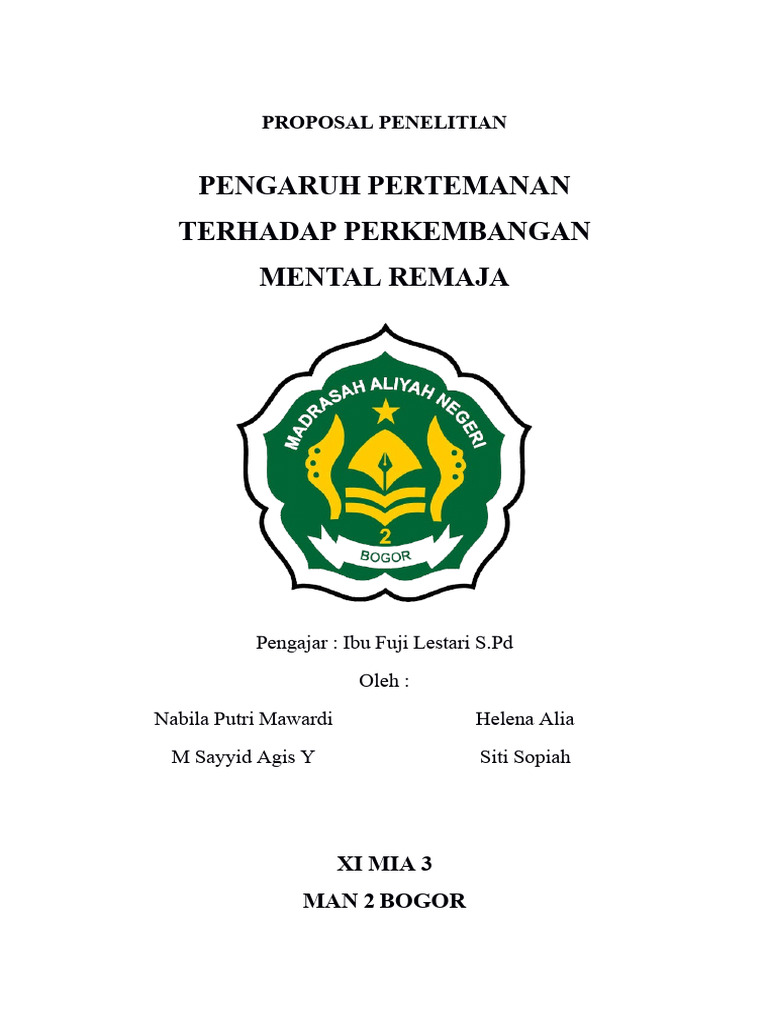 Dampak Pertemanan Toxic pada Remaja | PDF