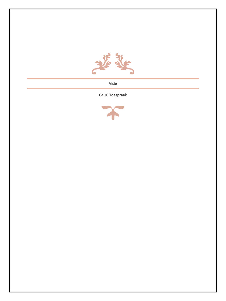 Visie | PDF