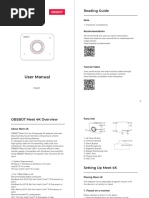 OBSBOT Tiny User Manual | PDF