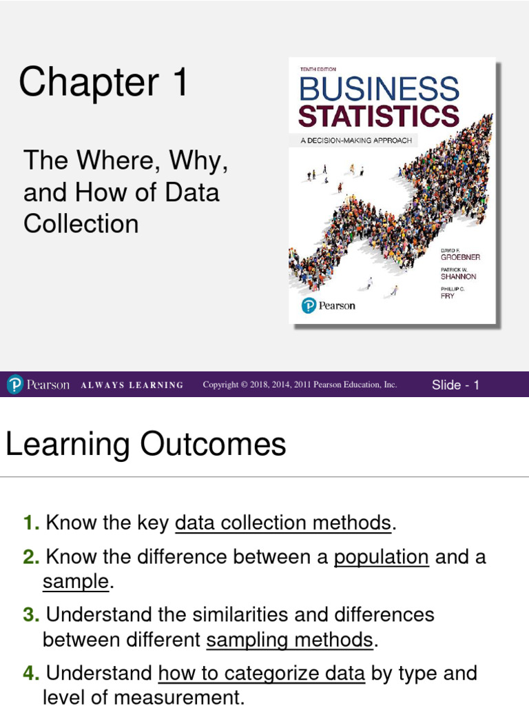Chapter 1 The Where, Why, and How of Data Collection | PDF | Sampling (Statistics) | Statistics