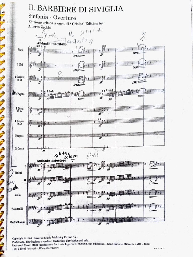 Barbiere Di Siviglia - Ed. Cr. Zedda | PDF