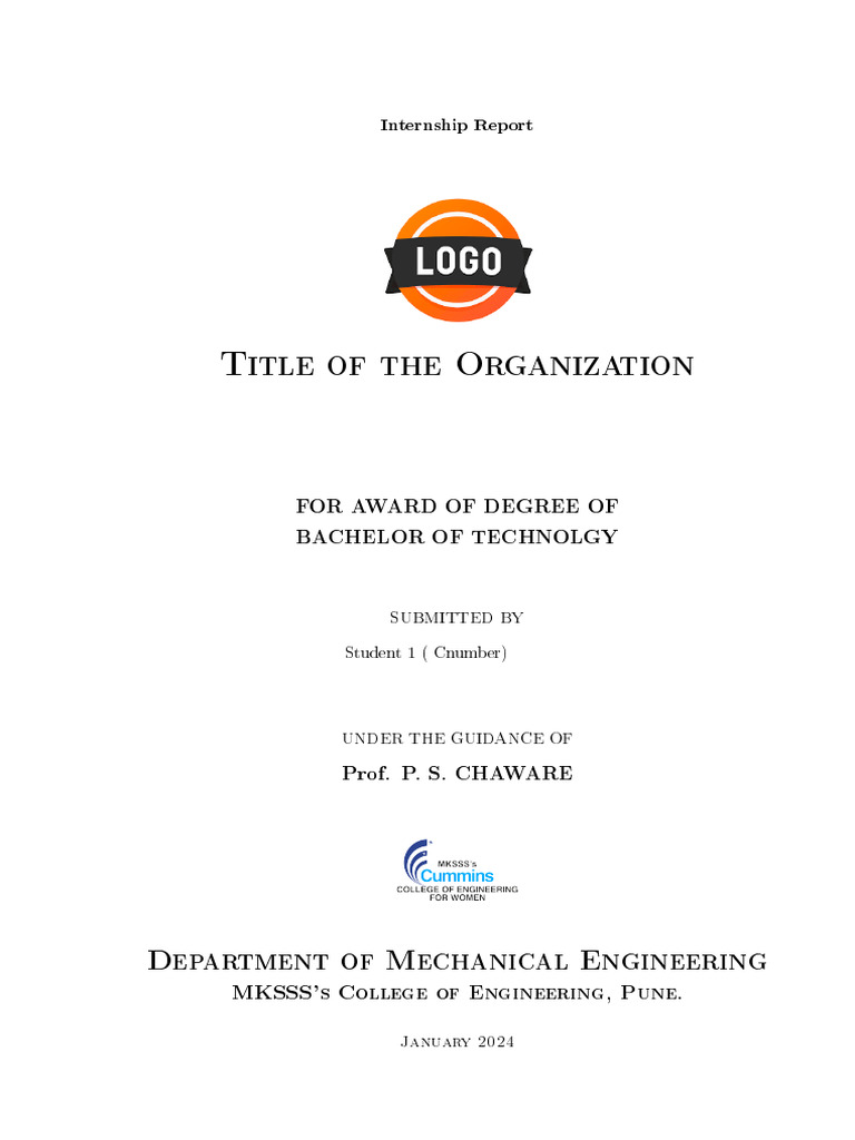 Internship_Report_Format | PDF | Civil Engineering | Dynamics (Mechanics)