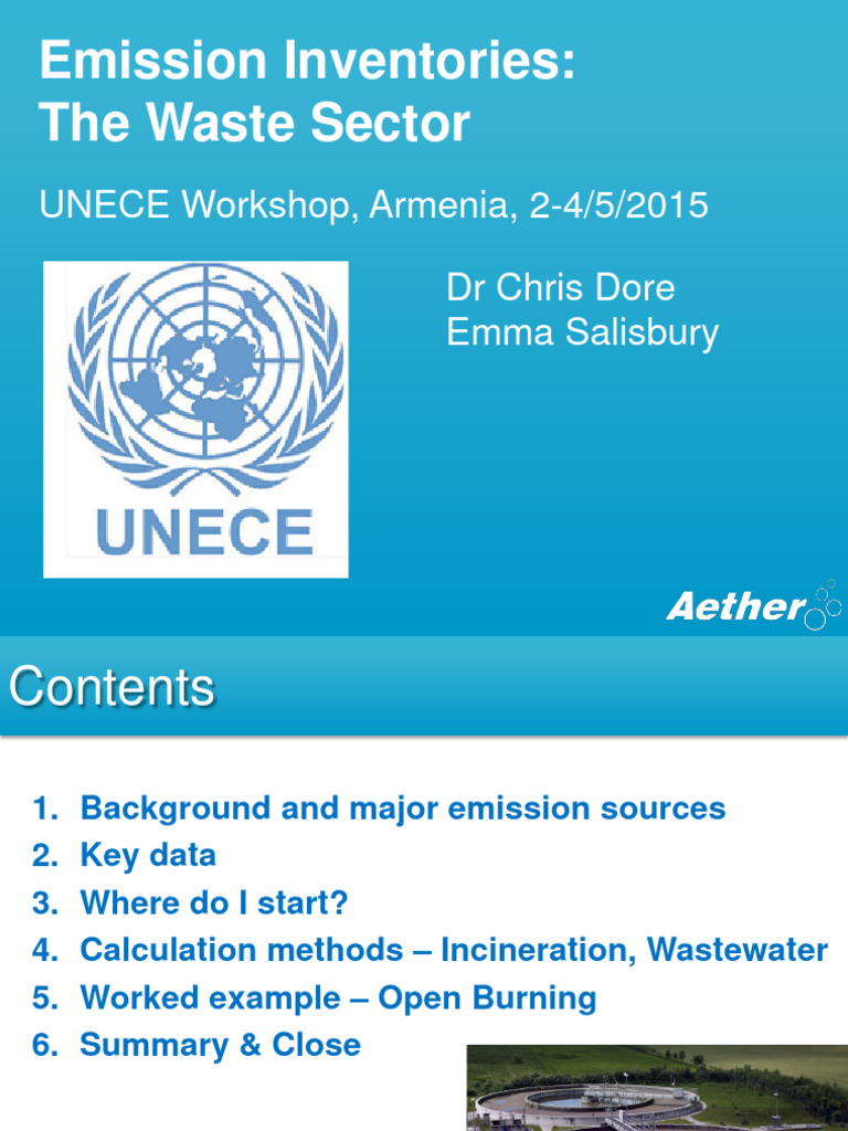 Waste Sector Emission Inventory Guide | PDF