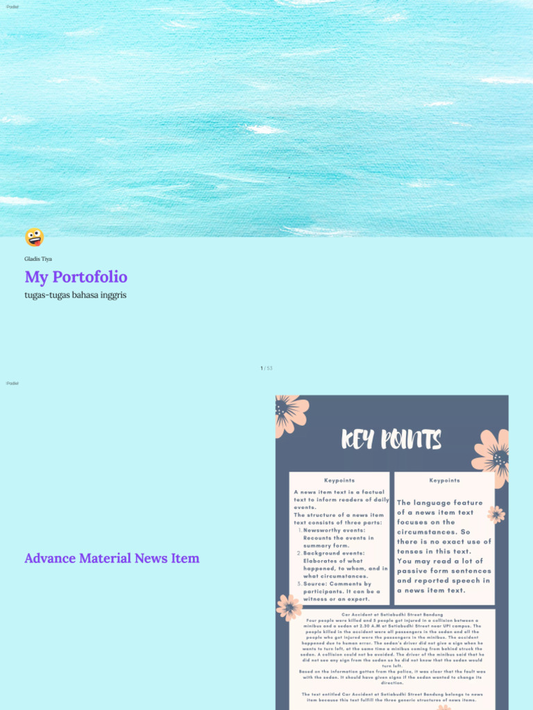 My Portofolio-Slideshow | PDF