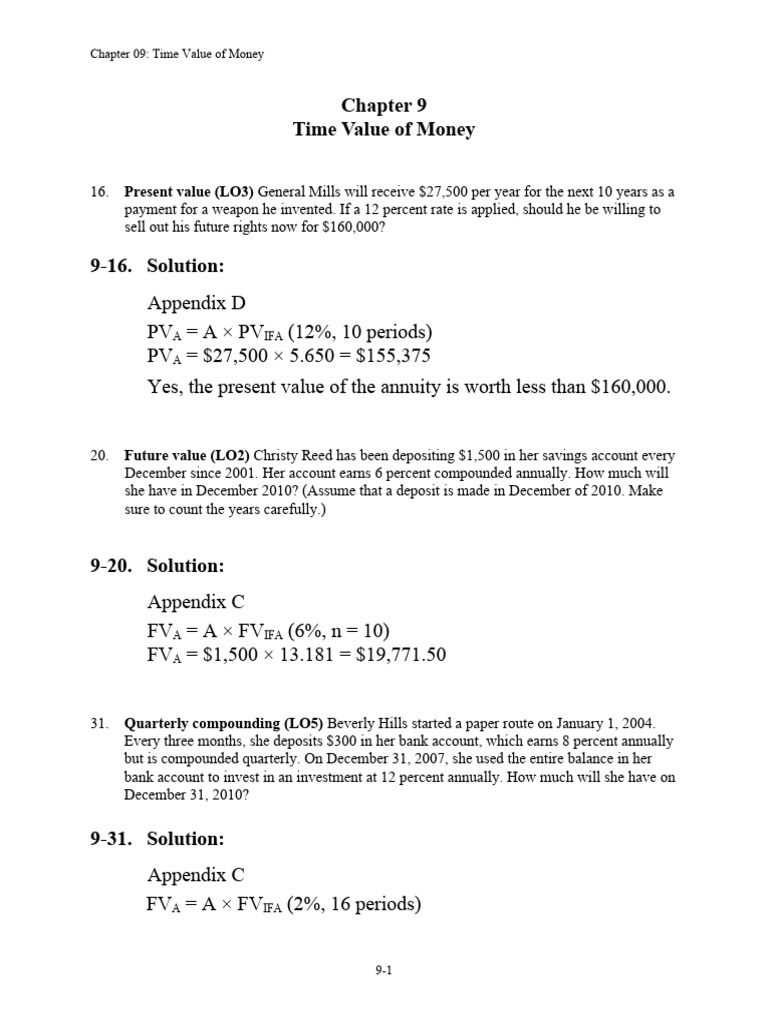 Chap009 doc-HebaGazzaz | PDF | Time Value Of Money | Present Value