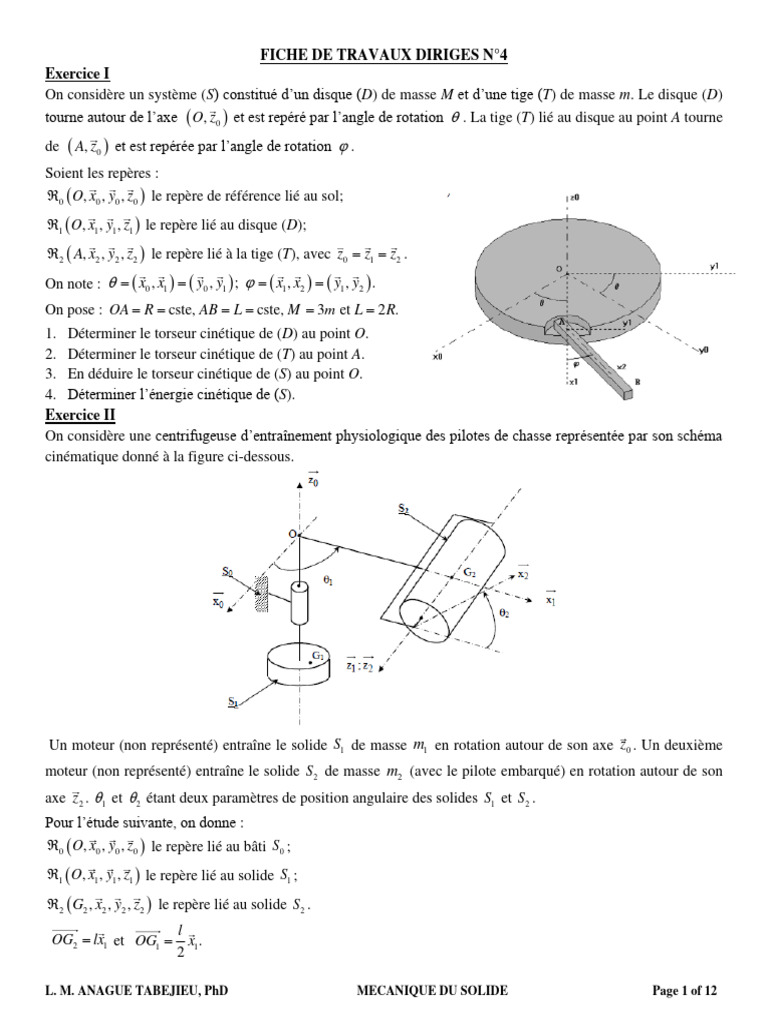 TD Chapitre IV V Mecasol | PDF
