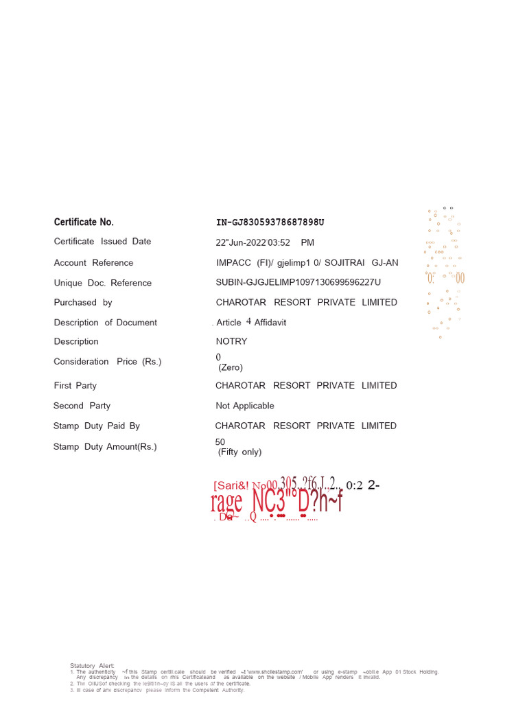 Certific Te No.: IN GJ83059378687898U | PDF