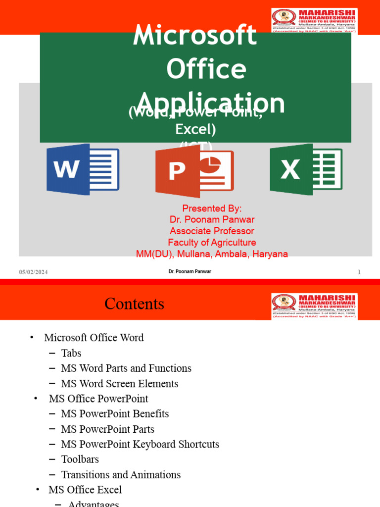 3 MS Office | PDF