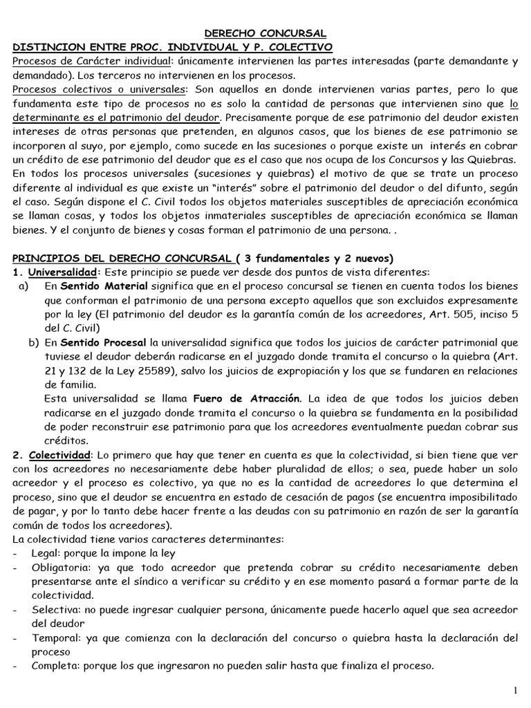 Derecho Comercial 2 | PDF | Bancarrota | Pagos