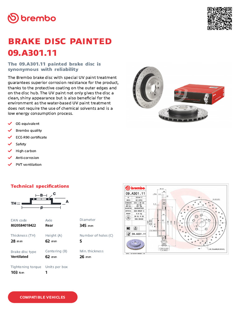 Brembo 09.A301.11 | PDF