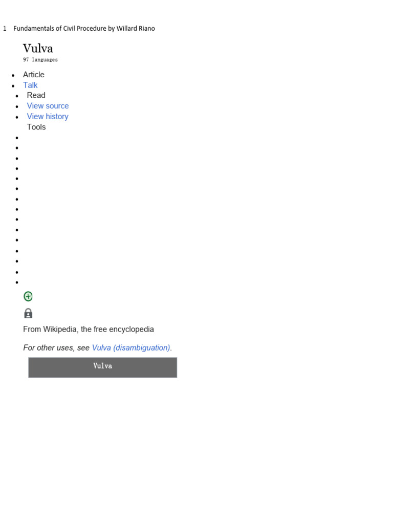 Variations | PDF | Labia | Clitoris