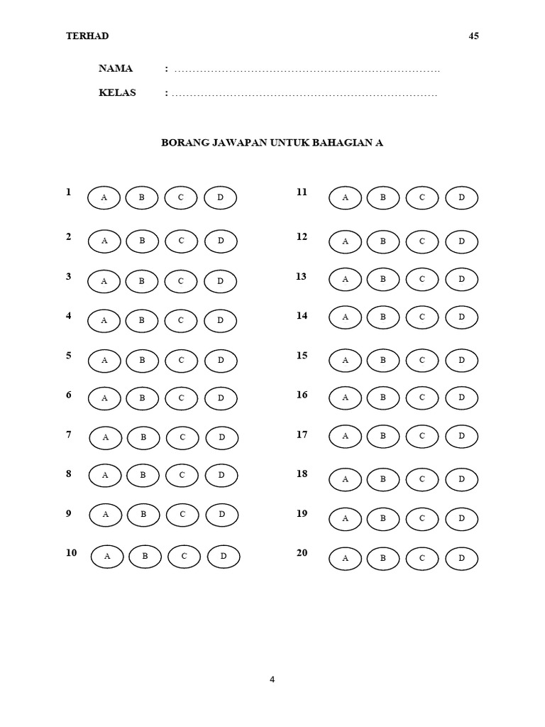 Borang Objektif PPT 23 | PDF