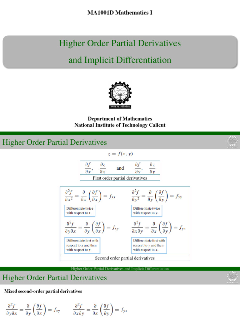 Slide 12 | PDF | Derivative | Multivariable Calculus