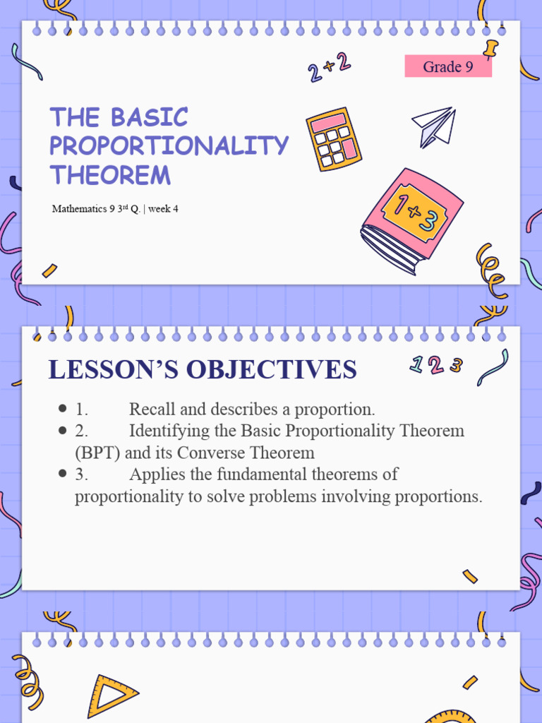 Basic Proportionality Theorem | PDF | Theorem | Mathematics