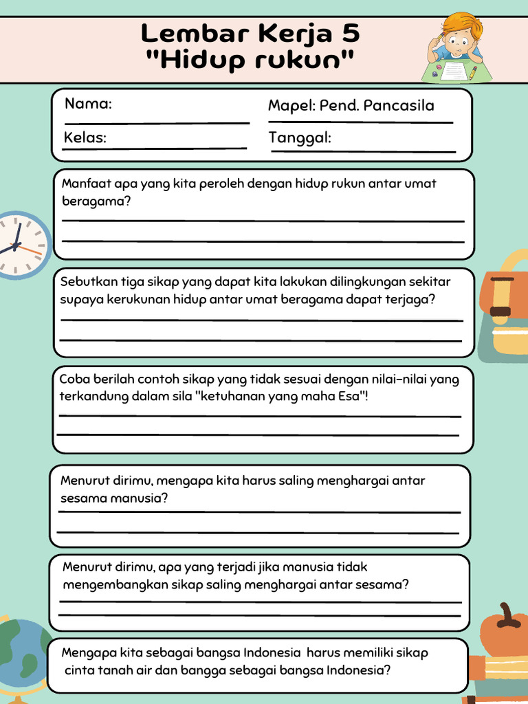 1017 Lembar-Hidup-Rukun | PDF